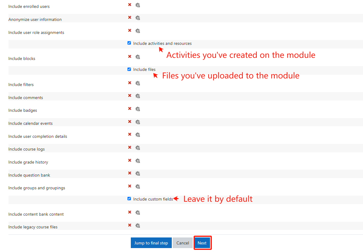 Module migration - backup module - Knowledge Base
